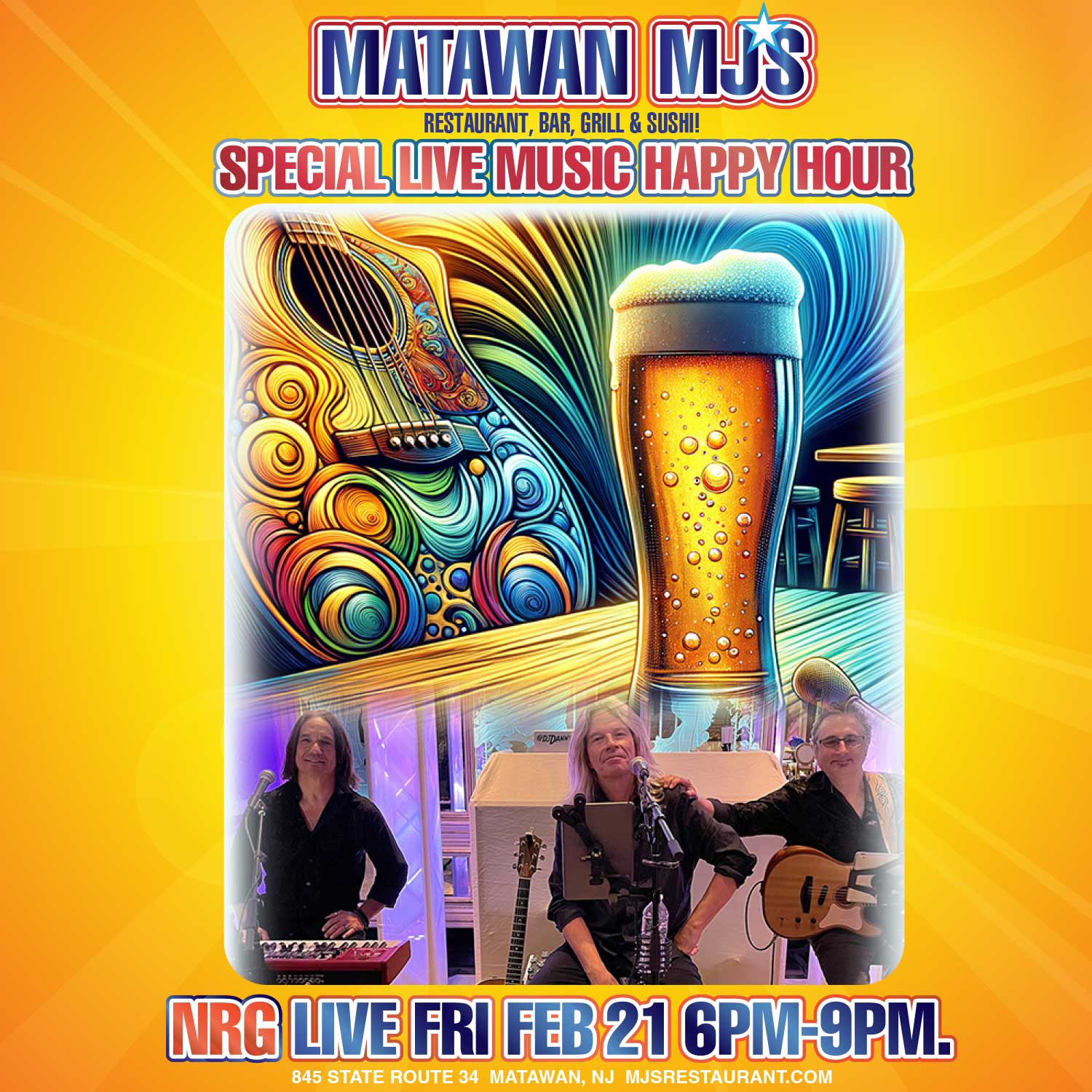 Events – MJ's Restaurant Bar & Grill